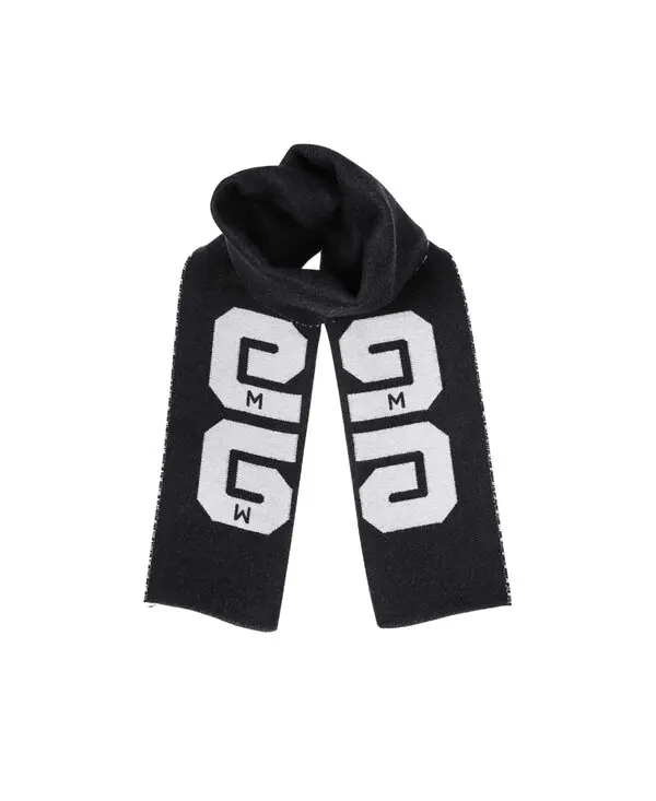 Givenchy Logo Scarf - Black