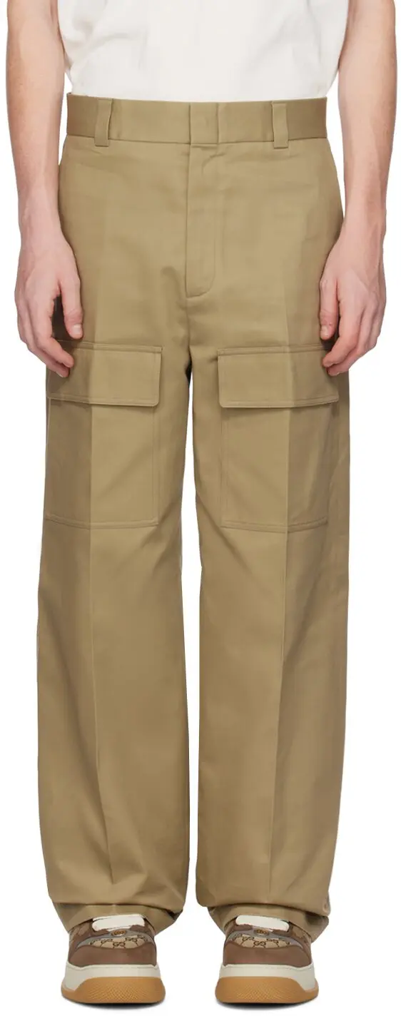 Gucci Wide-leg Cargo Trousers