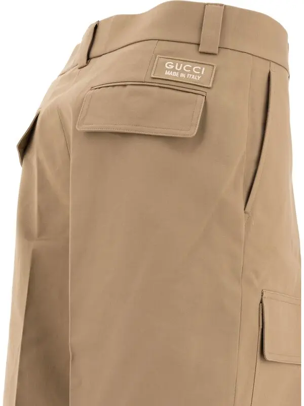 Gucci Wide-leg Cargo Trousers