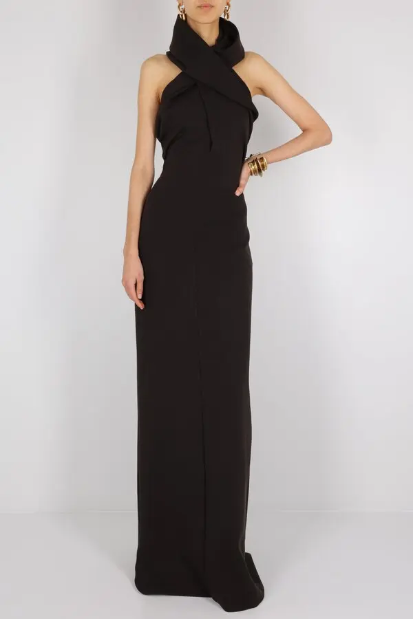 Saint Laurent V-neck Maxi Dress