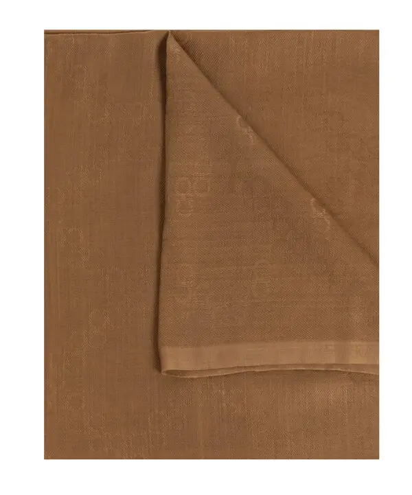 FERRAGAMO Short Fringed Scarf