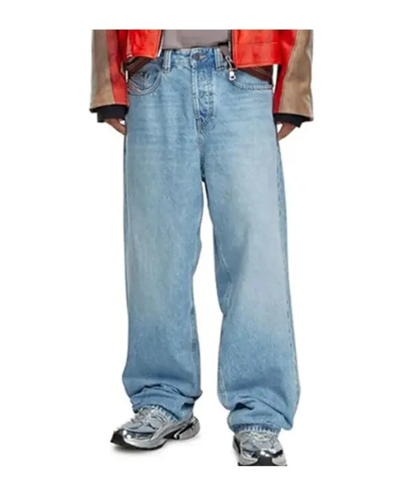 DIESEL® 2001 D-macro Straight Leg Jeans - Blue