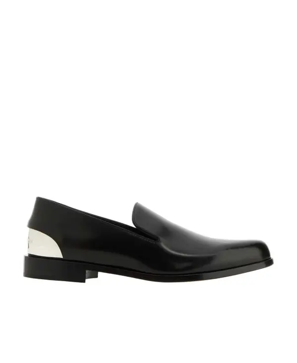 Alexander McQueen Round-toe Slip-on Loafers With Logo Insole