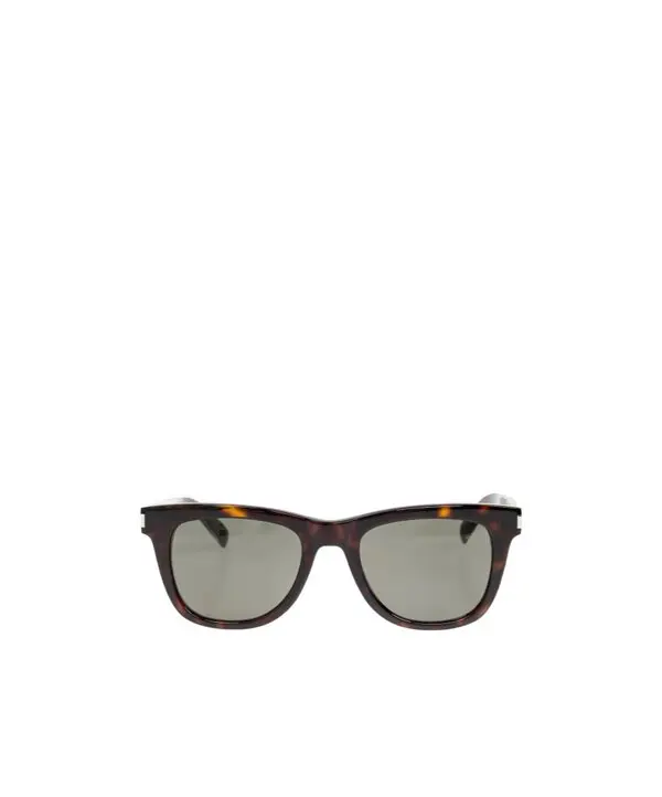 Saint Laurent Square Frame Sunglasses - Brown
