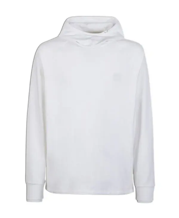 C.P. COMPANY Logo Long-sleeved Hoodie - Gray