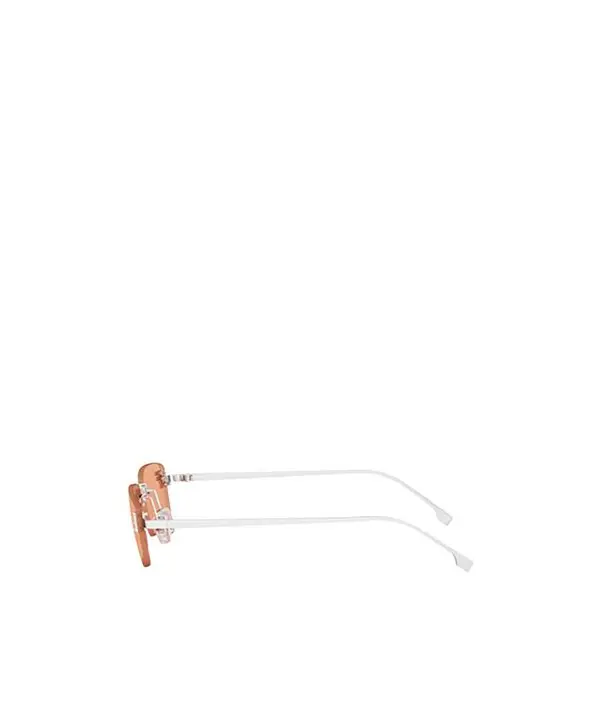 Fendi Rectangle-frame Sunglasses - Nude