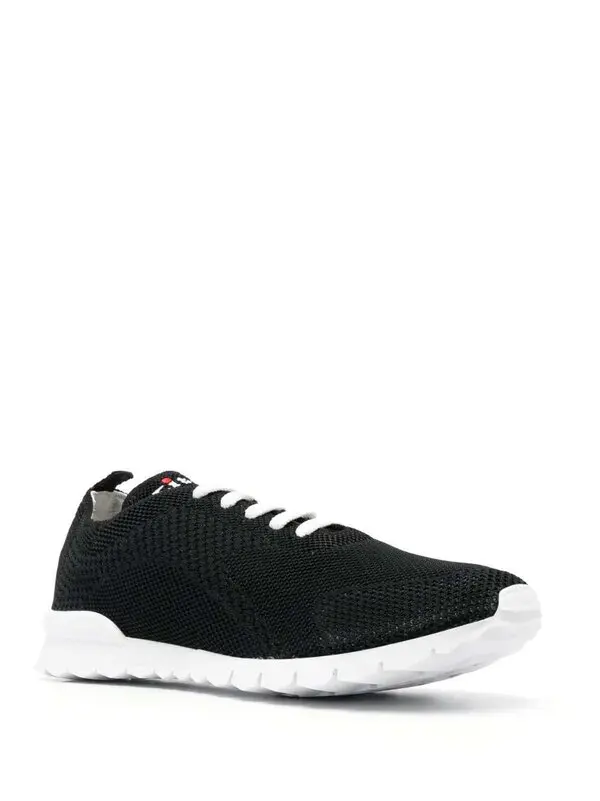 Kiton Fits-sneakers" Lace-up Sneakers With Embroidered Logo