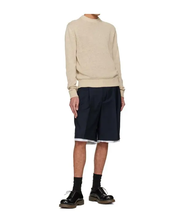 JIL SANDER Crewneck Knitted Jumper - Ginger