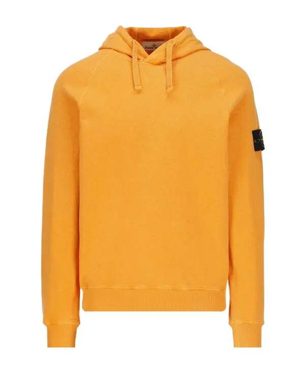 Stone Island Compass Patch Cotton Hoodie