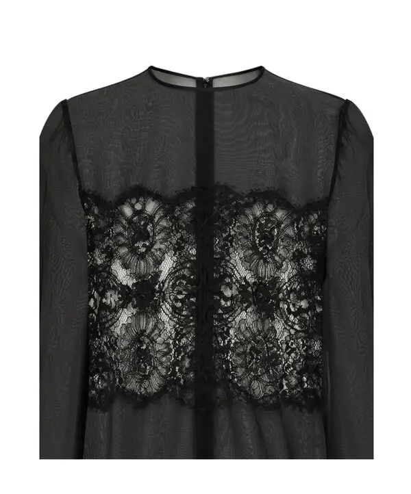 Dolce & Gabbana Lace Inlay Mini Dress