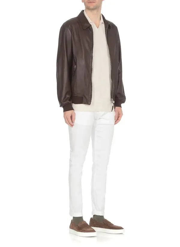 DONDUP Low-rise Slim-fit Jeans - White