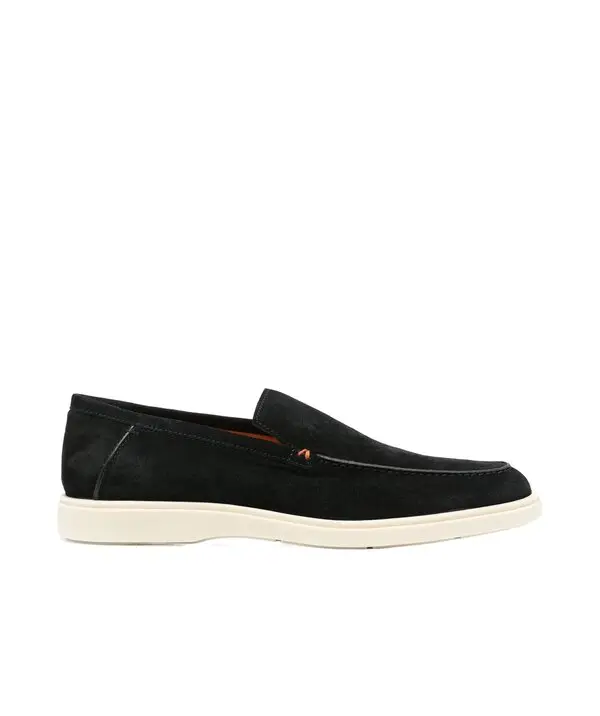 Santoni Almond-toe Slip-on Loafers
