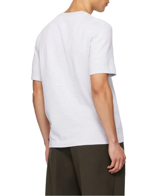 Jacquemus Logo Patch Crewneck T-shirt - Grey