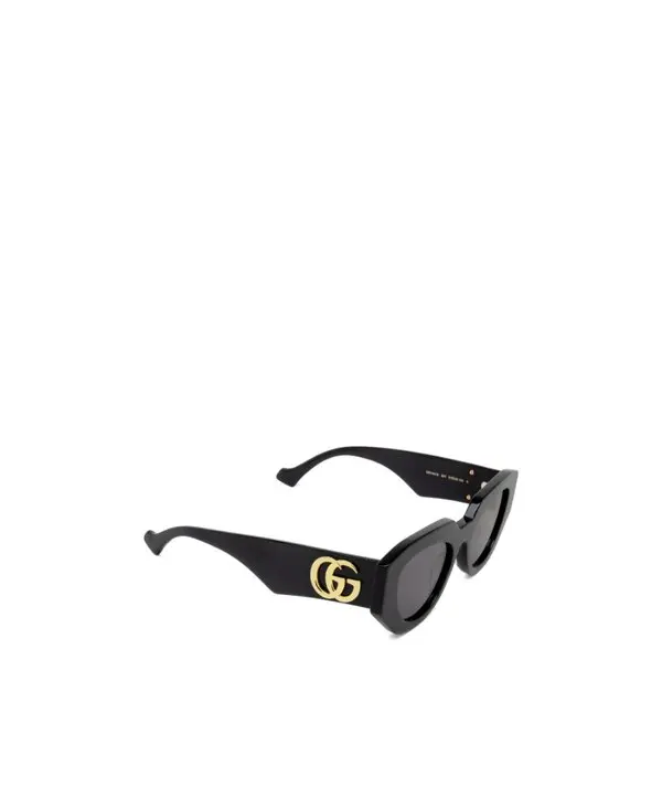 Gucci Geometric Frame Sunglasses - Black