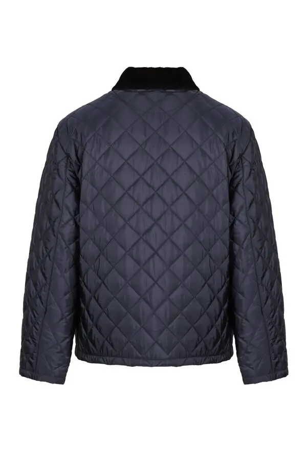 Prada Quilted Re-nylon Jacket With Logo Detail