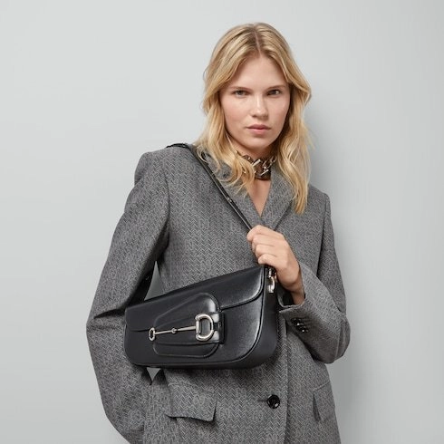 Gucci Horsebit 1955 Shoulder Bag - Black