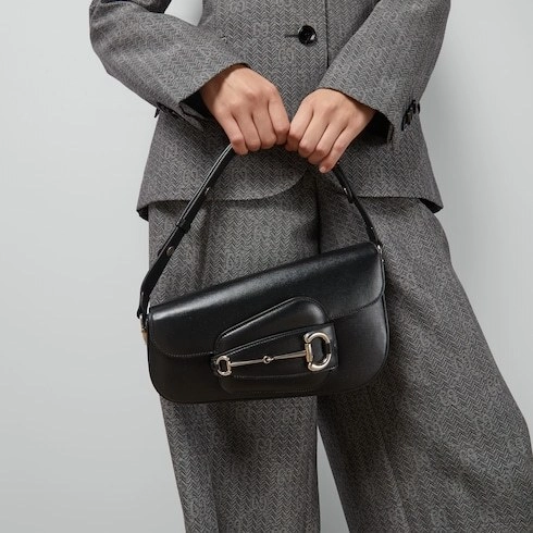 Gucci Horsebit 1955 Shoulder Bag - Black