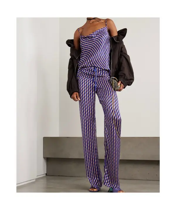 Dries Van Noten Striped Straight-leg Trousers