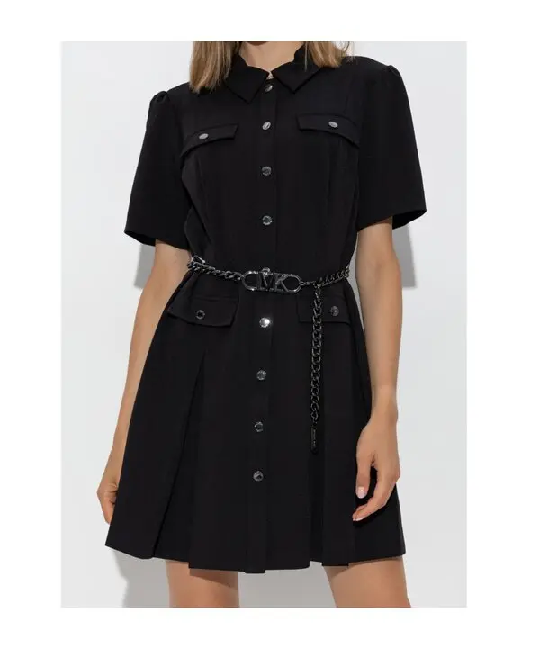 Michael Kors Belted Shirt Dress