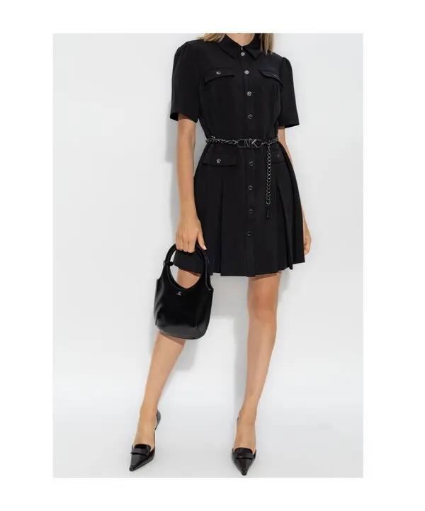 Michael Kors Belted Shirt Dress