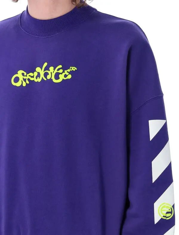 Off-White Logo-print Long-sleeve Sweatshirt