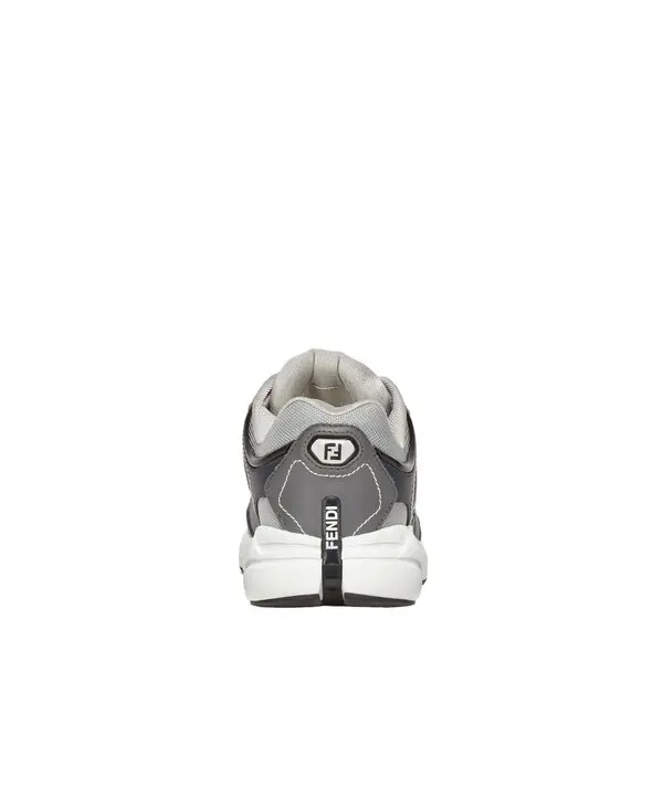 Fendi Forward Lace-up Sneakers - Grey