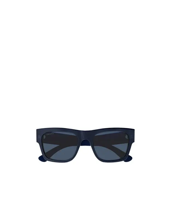 Gucci Rectangular Logo Sunglasses - Light Blue