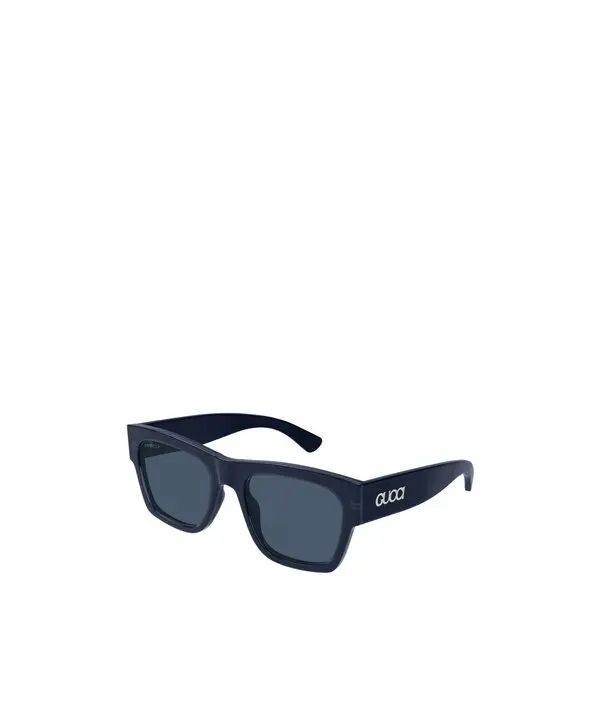 Gucci Rectangular Logo Sunglasses - Light Blue