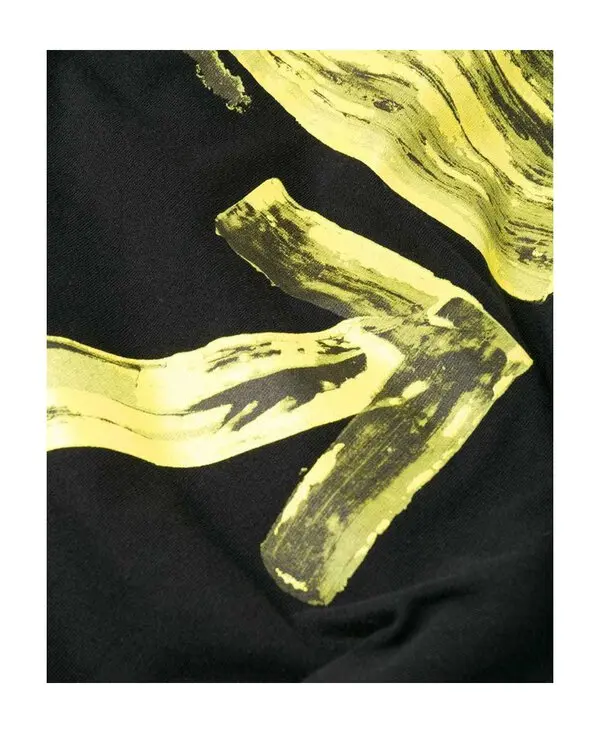 Off-White Graffiti Arrow Printed Hooded Sweatshirt