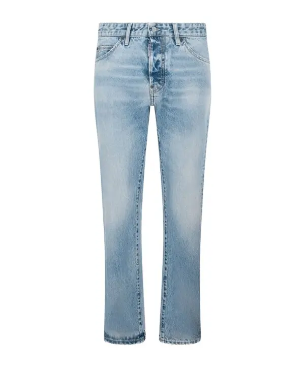 Dsquared2 Faded Slim-fit Jeans - Blue