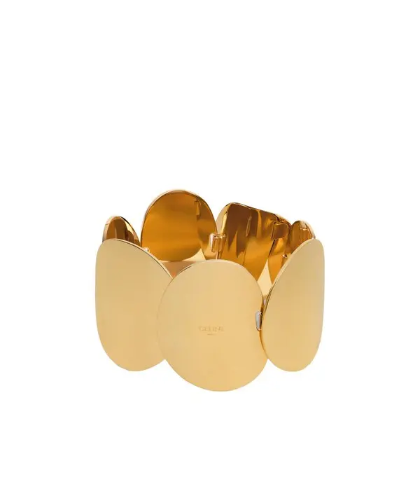 Celine Petale Bracelet In Brass - Gold