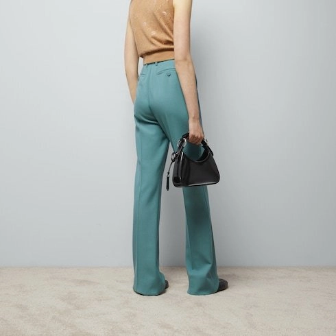 Gucci High-waisted Horsebit Trousers