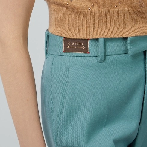 Gucci High-waisted Horsebit Trousers