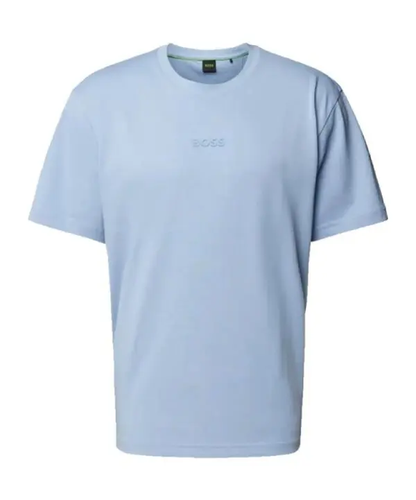 Hugo Boss Logo Pattern T-shirt - Blue