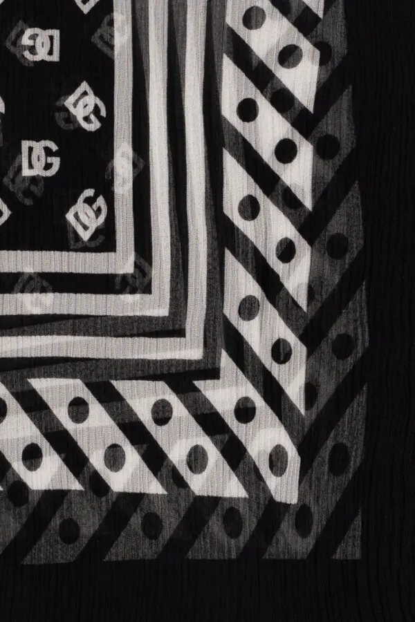 Dolce & Gabbana Dolce Gabbana All-over Dg Logo Printed Scarf