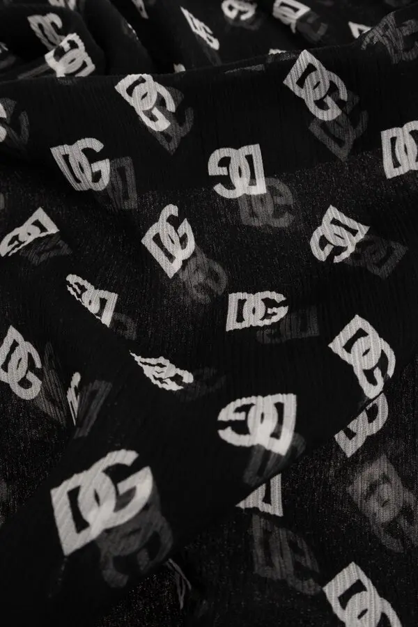 Dolce & Gabbana Dolce Gabbana All-over Dg Logo Printed Scarf