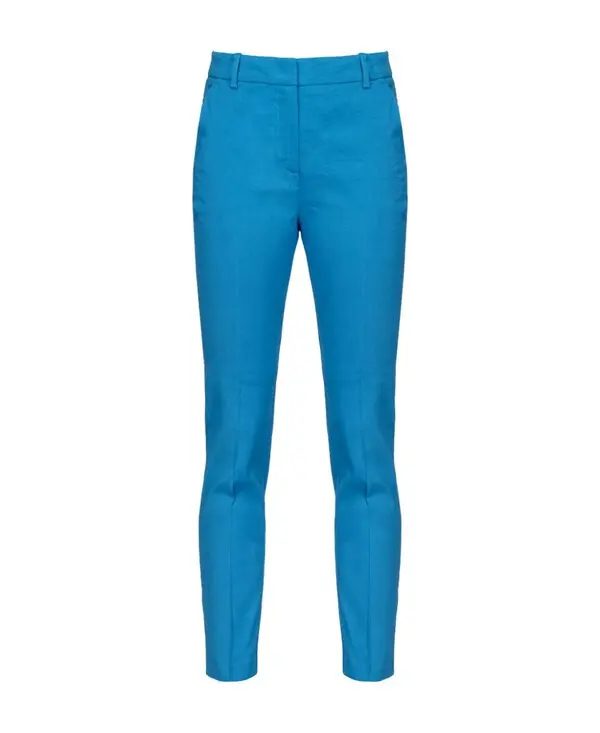 Pinko Tailored Stretch Cigarette Trousers - Blue