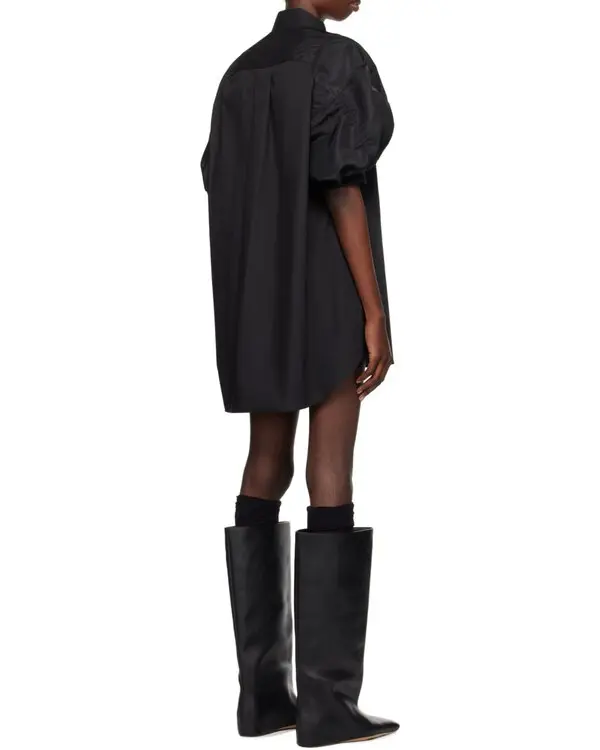 Sacai Balloon-sleeve Mini Dress