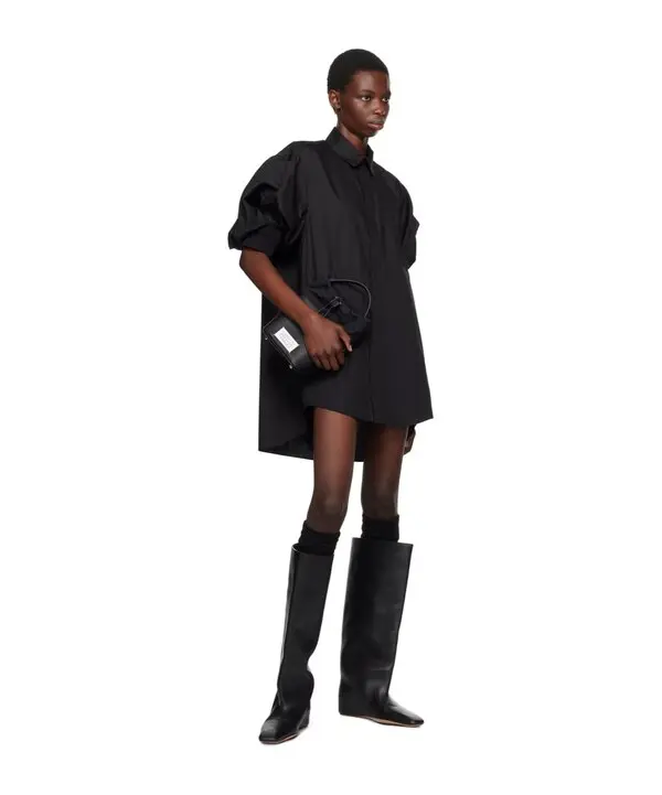 Sacai Balloon-sleeve Mini Dress