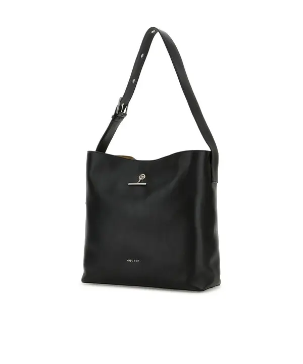 Alexander McQueen Logo Print Shoulder Bag