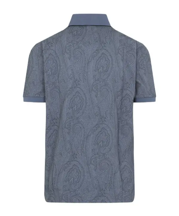 Etro Paisley Printed Short-sleeved Polo Shirt