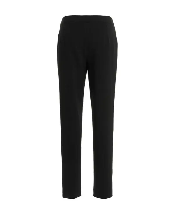 Moschino Smiley Buckled Tailored Pants