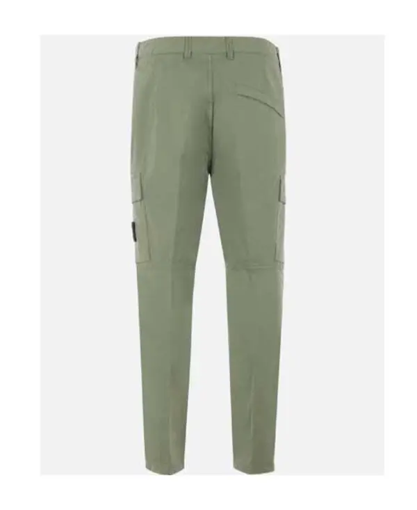 Stone Island Cargo Pants With Logo Patch