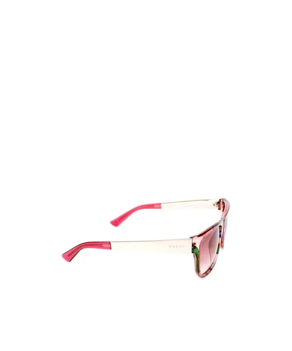 Gucci Geometric Frame Sunglasses