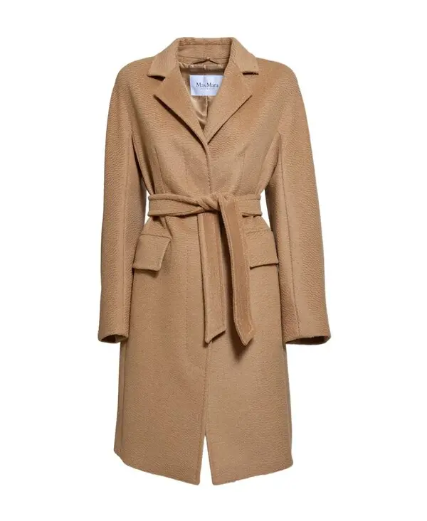 Max Mara Belted Long-sleeved Coat - No