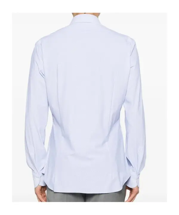 MAZZARELLI Lapel Long Sleeve Shirt