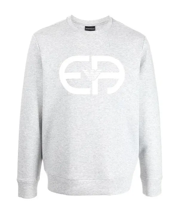 Emporio Armani Logo Print Sweatshirt - White