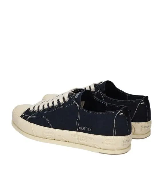 Premiata Vince Low-top Sneakers - Navy