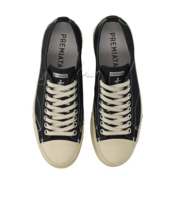 Premiata Vince Low-top Sneakers - Navy
