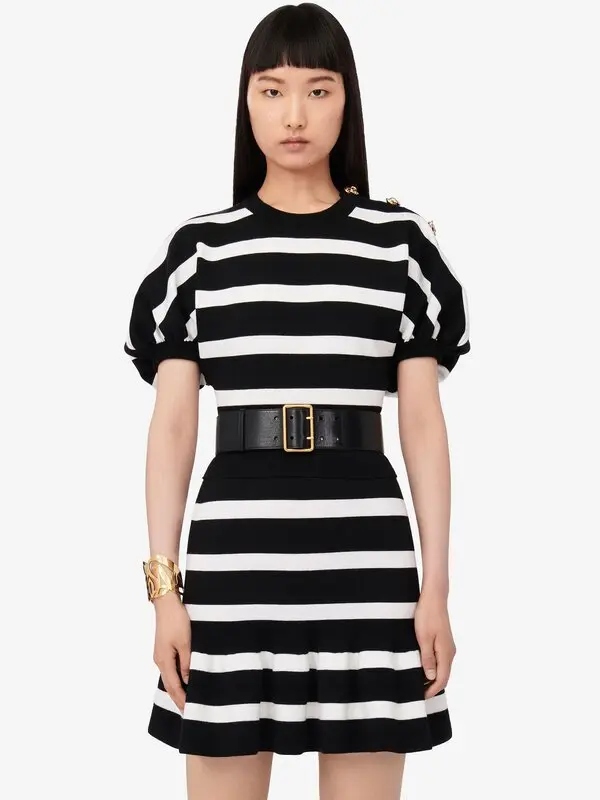 Alexander McQueen Striped Wool Sweater